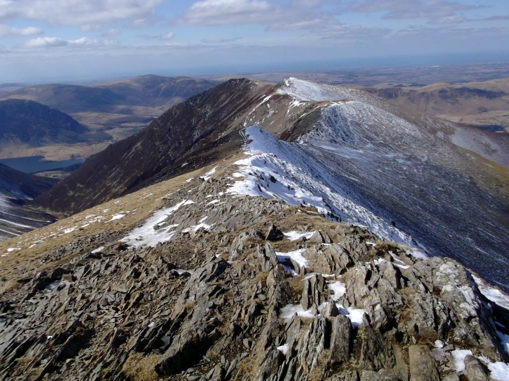 TR Grisedale Pike Hopegill Head Whiteless Pike 1 Apr